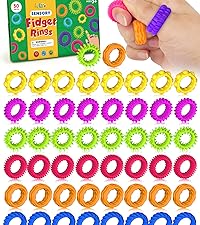 Amazon.com: Fidget Toys Kids Sensory Rings: Fidget Ring Sensory Toys for Kids with Autism ...