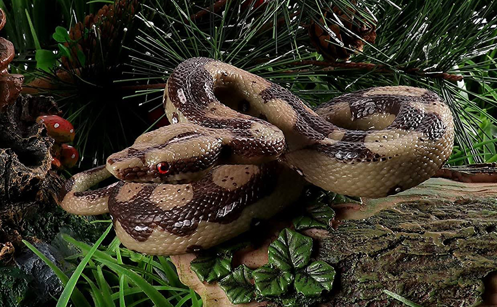 Amazon.com: Amosfun High Simulation Python Model Toy Big Realistic ...