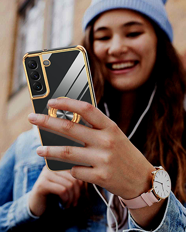 Amazon.com: LeYi for Samsung Galaxy S22 Case 360° Rotatable Ring Holder Magnetic Kickstand ...