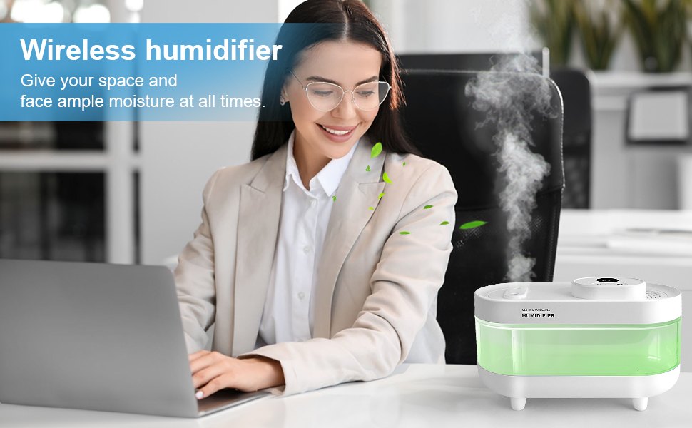 Amazon.com: RooXchowla Top Fill 1.5L Supersized Cool Mist Humidifier with Oil Diffuser and ...