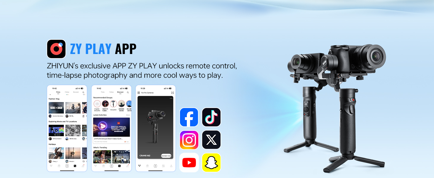 Amazon.com: ZHIYUN Crane-M2 [Official] Gimbal Stabilizer for Camera，3 ...