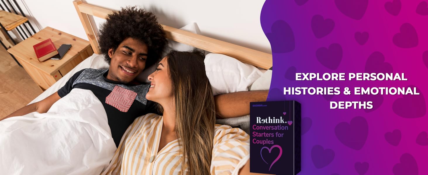 QUOKKA Rethink! Conversation Starters Card Game - Couples Original Version - Know Me Better ...