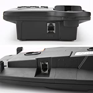 Amazon.com : Corded Phone, Desk Landline Telephone with Backlit Display Caller ID & Call Waiting ...