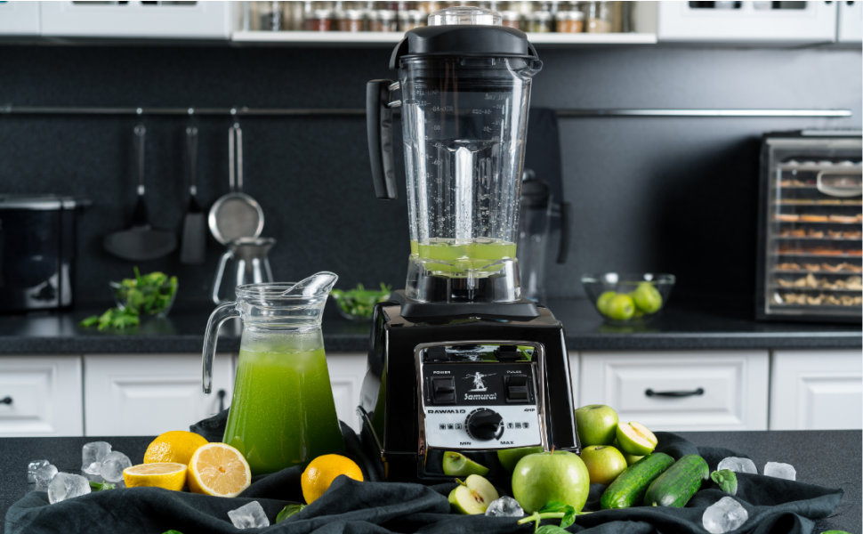 Amazon.com: Commercial Powerfull blender RAWMID Samurai, 1800w and ...