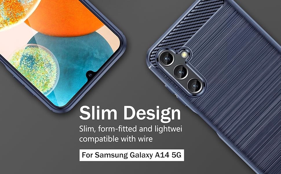 Amazon.com: Dzxouui for Galaxy A14 5G Case Samsung Galaxy A14 5G Case with 2 Pack Screen ...