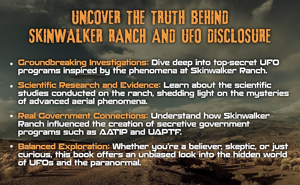 Amazon.com: Skinwalker Ranch - The Hidden Gateway to UFO Disclosure: Uncovering the Paranormal ...
