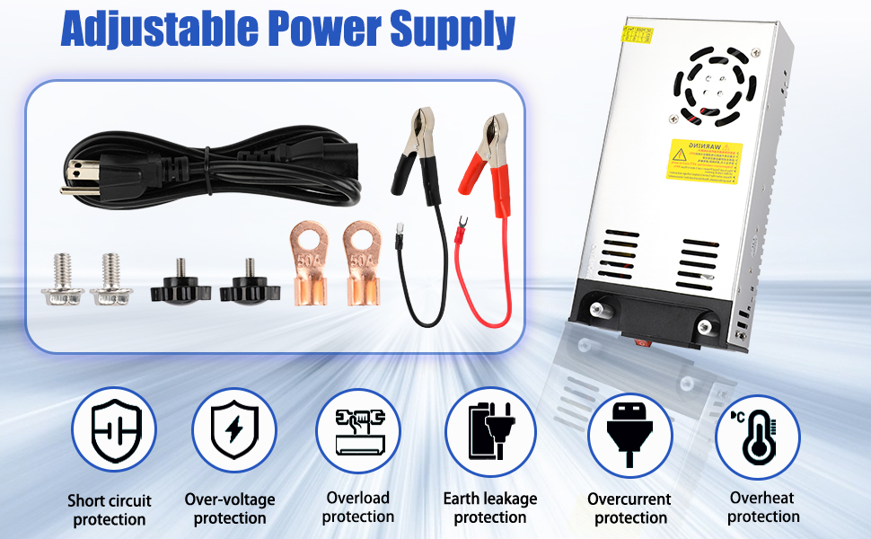 Amazon.com: New Version 110V AC to 12V DC Converter 12Volt 50A 600W Power Supply Transformer ...