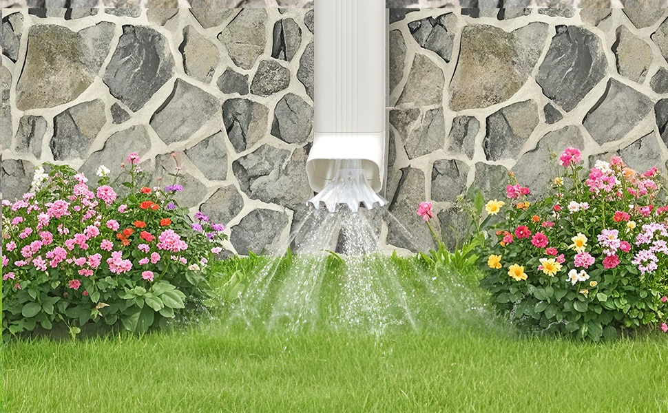 Amazon.com: 2PCS Gutter Downspout Diverter, Gutter Downspout Extensions ...