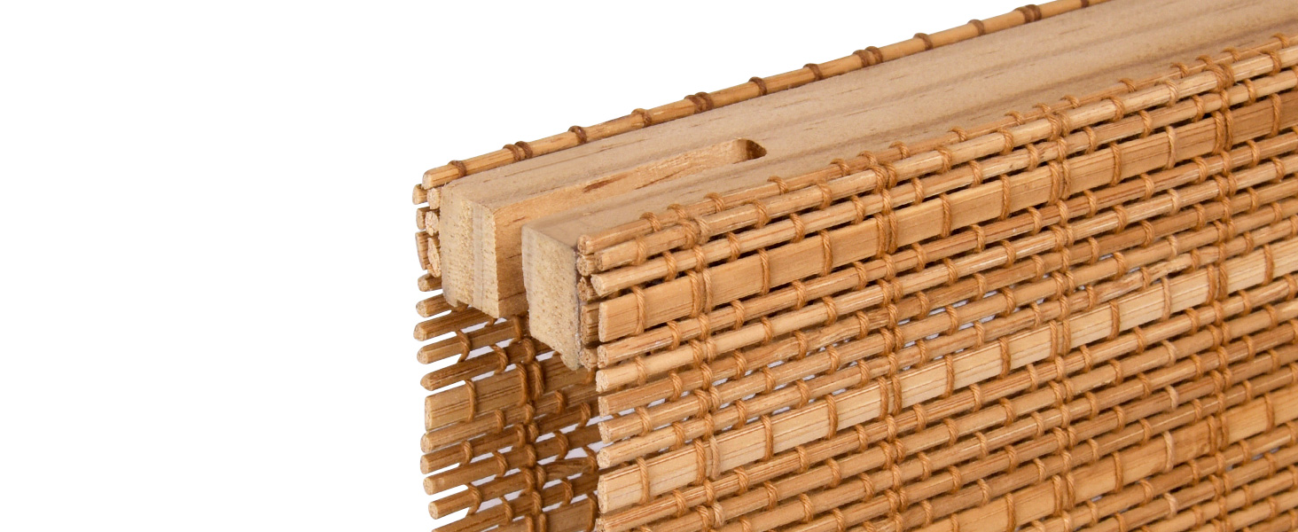 Amazon.com: LazBlinds Custom Cordless Bamboo Roman Shades, Light ...