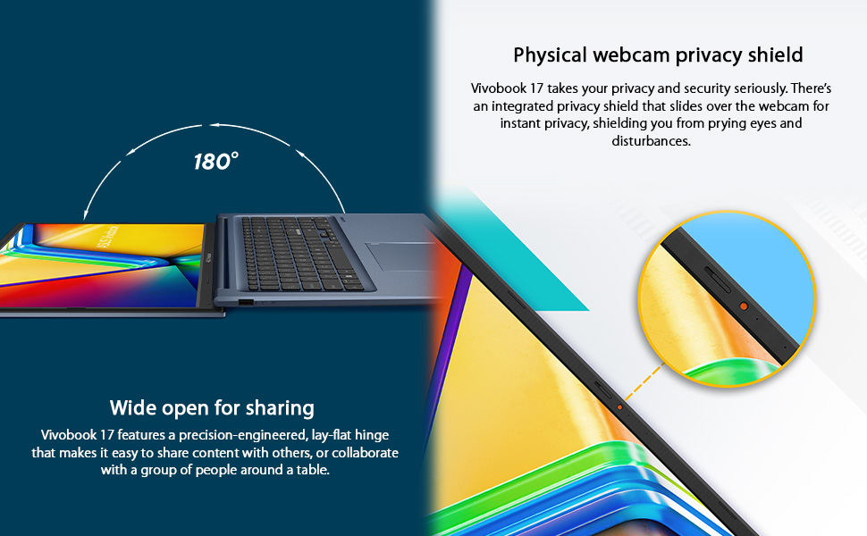 ASUS Vivobook 17 Laptop, 17.3” FHD Display, Intel Core i5-1235U CPU, Intel Iris Xᵉ Graphics ...