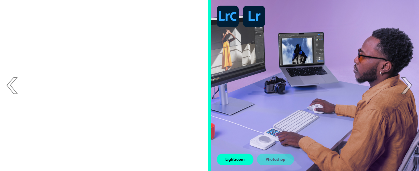 Logitech Mx Creative Console 9 Customizable Lcd Keys Stream Deck Accessories