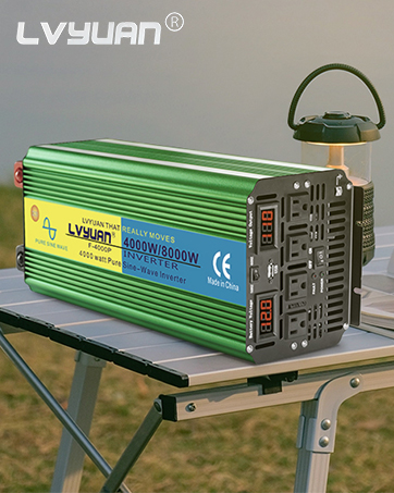 Amazon.com: LVYUAN 1000 Watt Pure Sine Wave Power Inverter 24V DC to 110V/120V AC Converter with ...