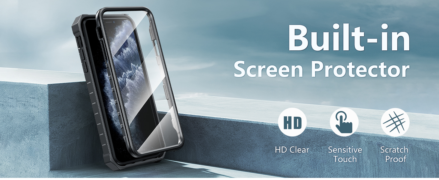 Amazon.com: FNTCASE for iPhone 11 Pro-Max Case: Rugged Shockproof Protective Cases with ...