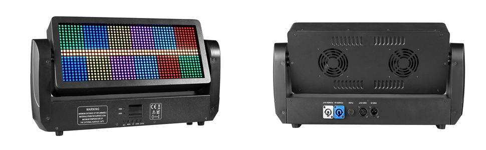 Amazon.com: JUNMAN 400W RGBW Led Moving Head Strobe Light DJ Disco ...