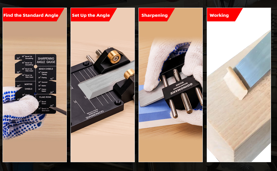 Amazon.com: GOINGMAKE Honing Guide System Chisel Sharpening Kit for ...