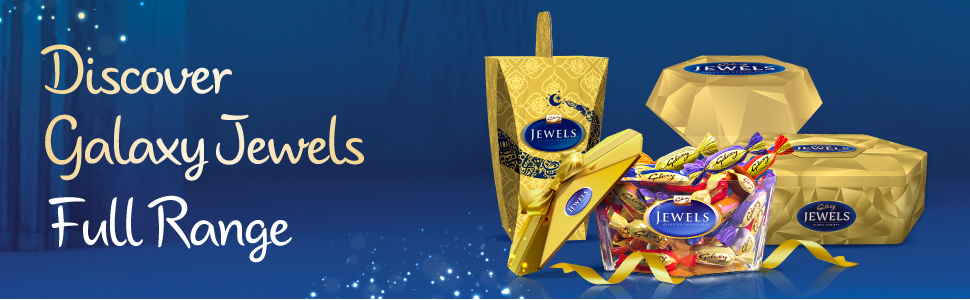 Galaxy Jewels Assorted Chocolate Gift Box 400g Miniature Chocolate Candy Mix Assorted Chocolate ...