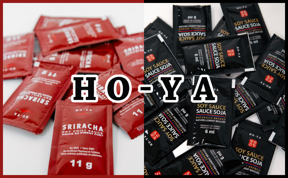 HO-YA Sriracha Extra Spicy Sauce Packets, 500 pcs x 11g, Authentic Vietnamese Hot Chili Sauce ...