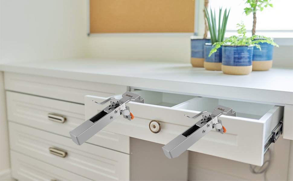 Adjustable Drawer Fixing Clamp, Drawer Front Installation Clamps, 21mm to 50mm Width Adjustable ...