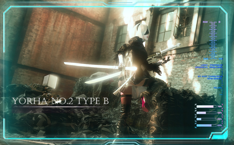 Amazon.com: OSIAS 2B Cosplay Costume - Premium Quality Replica with ...