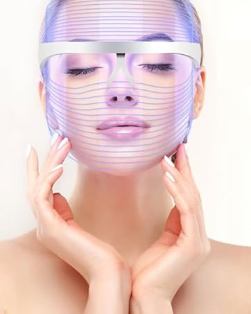 Amazon.com : AYSUNY LED Face Mask Light Therapy, Ultra-Light upgraded Red Light Therapy for Face ...
