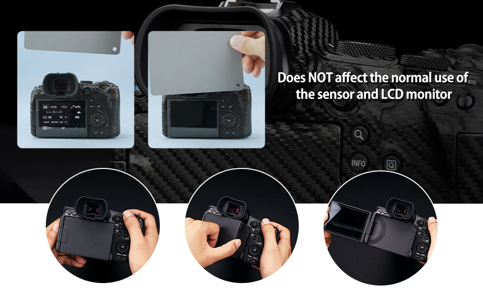 Soft Silicon Camera Extend Eyecup Eyepiece for Canon EOS R5 R6 R5C EOSR5 EOSR6 EOSR5C R6 Mark II ...