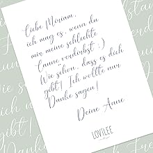 LOViLEE® Dankeskarten inkl. extra Umschläge & Sticker zu jedem Anlass im 10er Geschenkset ...