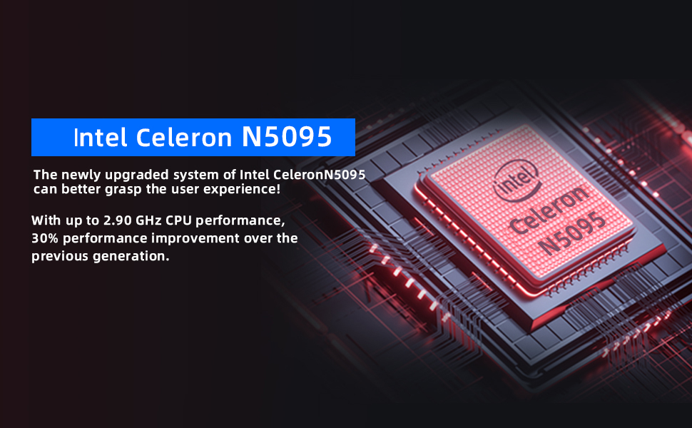 DERE V14S Laptop 14.1" Thin and Light Computer, Intel Celeron N5095, 12 GB DDR4, 256 GB SSD ...