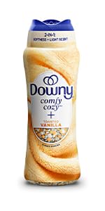 Amazon.com: Downy Comfy Cozy In-Wash Laundry Scent Booster Beads, Toasted Vanilla Scent, 32.2 oz ...