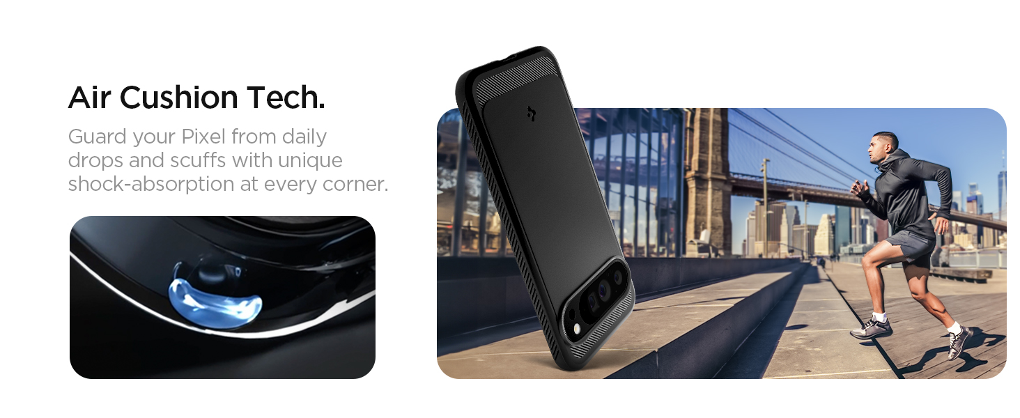 Amazon.com: Spigen Rugged Armor Designed for Pixel 9 Pro XL Case (2024) [Military-Grade ...