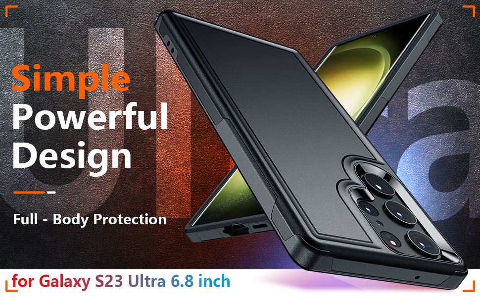 Amazon.com: Red2Fire for Samsung Galaxy S23 Ultra Case, [Military Grade Shockproof] with 2PACK ...