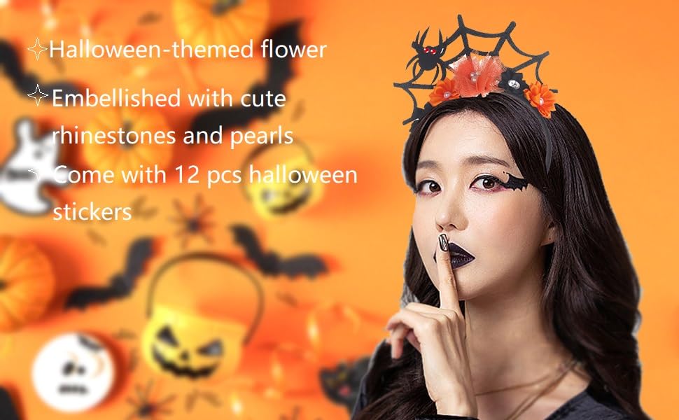Amazon.com: Halloween Headbands for Women, Halloween Headbands with ...