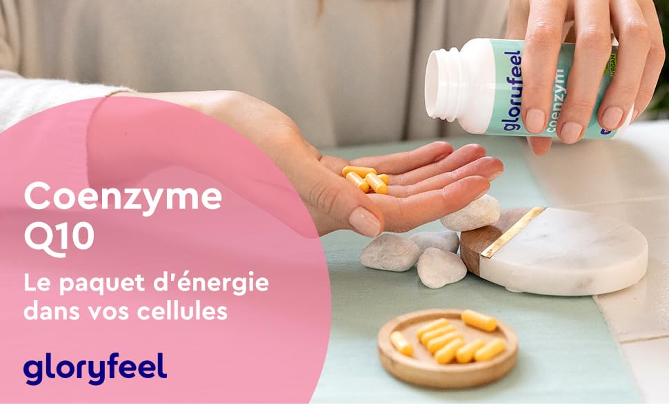 Coenzyme Q10 200mg Pure, 120 Capsules pour 4 Mois, Antioxydant Fort et Hautement Biodisponible ...