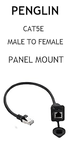 Amazon.com: PENGLIN 5PCS RJ45 Panel Mount Screw Terminal Adapter, RJ45 ...