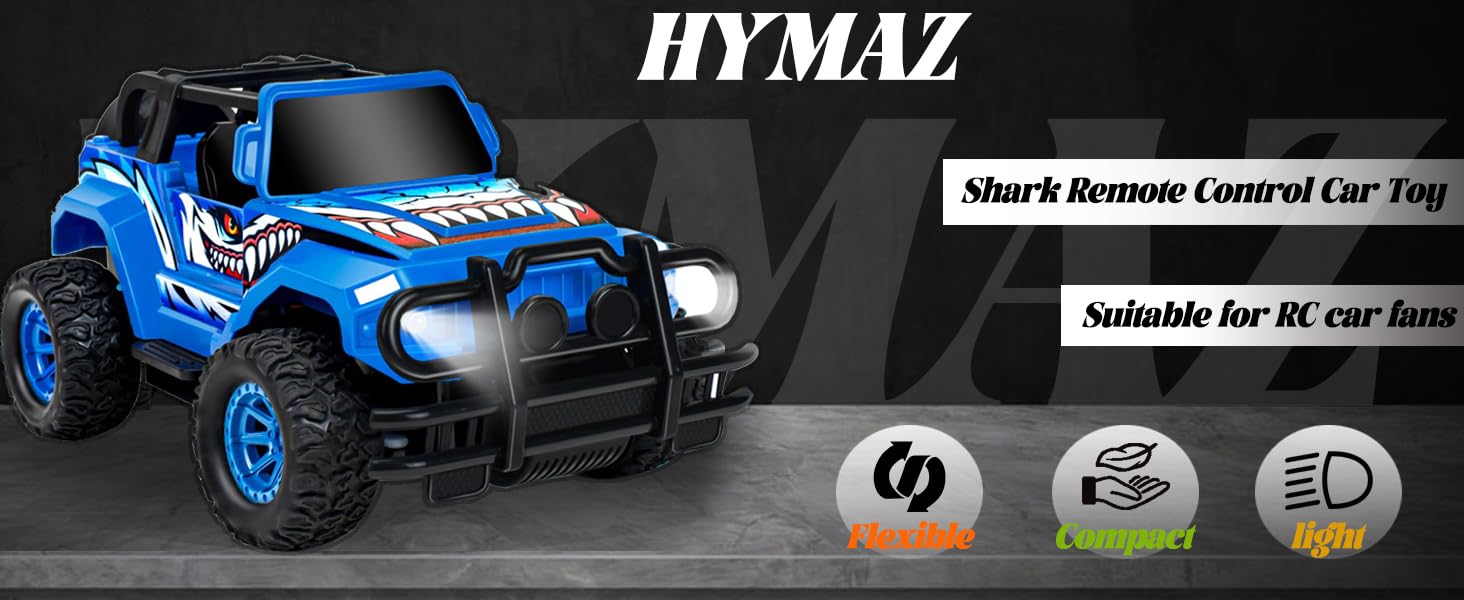 Amazon.com: Hymaz Remote Control Car for Boys 4-7, Rc Cars for Kids 3-5, 1:20 Scale RC Trucks ...