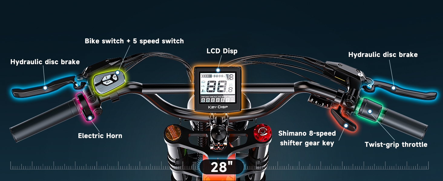 Amazon.com : 1000W(Peak 2000W)Folding Electric Bike for Adults,35MPH 100Mile,48V 25Ah Removable ...