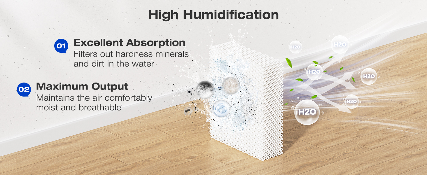 Amazon.com - Fil-fresh 4-Pack HDC12 Replacement Wicking Humidifier Filter, Super Wick Compatible ...