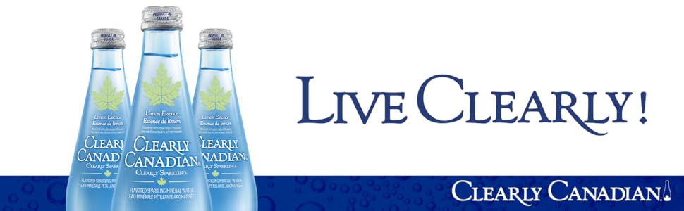 Amazon.com: Clearly Canadian Clearly Sparkling Limon Essence Unsweetened Flavored Sparkling ...