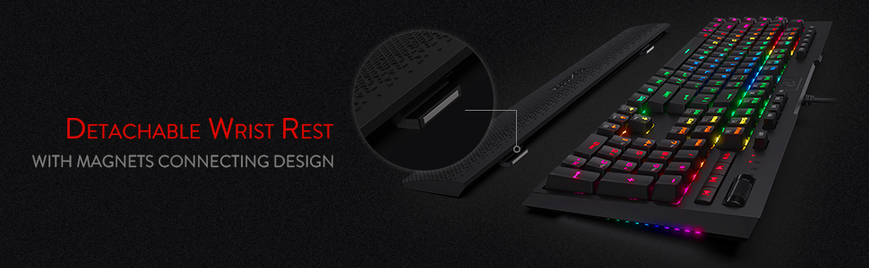 Amazon.in: Buy Redragon K586 Brahma RGB Mechanical Gaming Keyboard with Red Switches, 10 ...