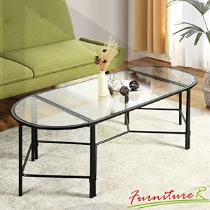 Amazon.com: Round Coffee Table for Living Room, 31.5-inch Modern Sofa ...