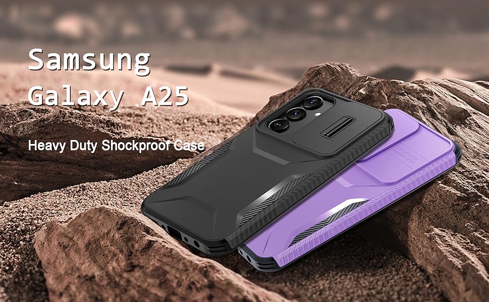 Amazon.com: LATVIN Phone Cover for Samsung Galaxy A25 5G Case | with 1 Screen Protector, Built ...