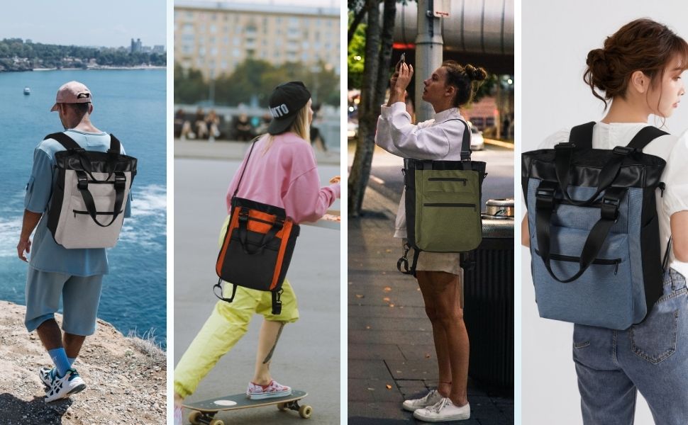 Amazon.co.jp: [comely] 4way トートリュック リュックサック トートバッグ ショルダーバッグ ビジネスバッグ 大容量 手提げ 肩がけ ショルダー付き メンズ ...