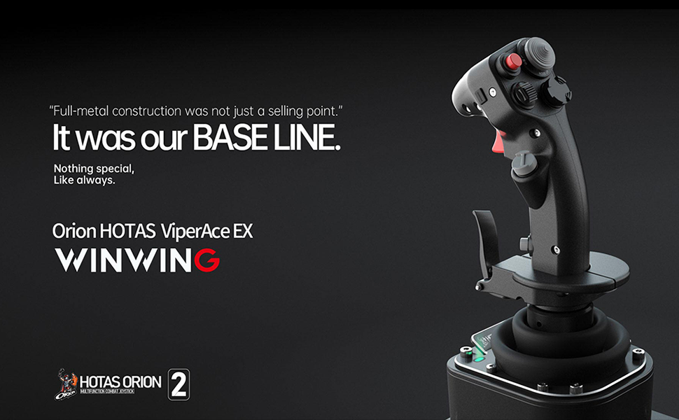 WINWING Orion2 HOTAS Metal Warthog: NavyAce Metal Throttle Grip - Lightweight, Low Inertia ...