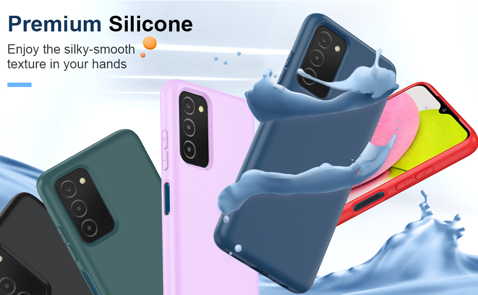 Amazon.com: LeYi for Samsung AO3S Case: Galaxy A03S Case with 2 PCS Tempered Glass Screen ...