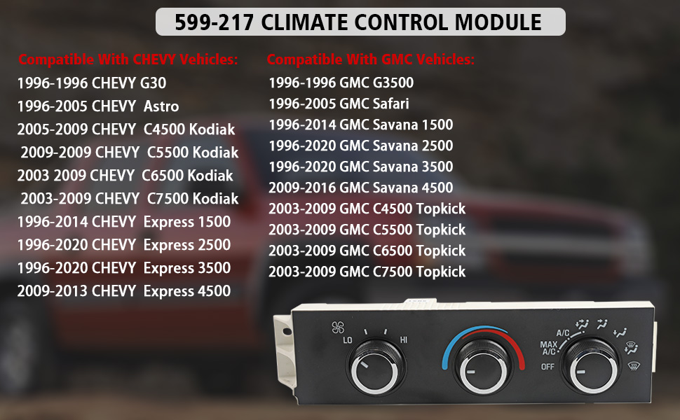 Amazon.com: Dtomi Climate Control Module, Heater A/C Climate Control ...