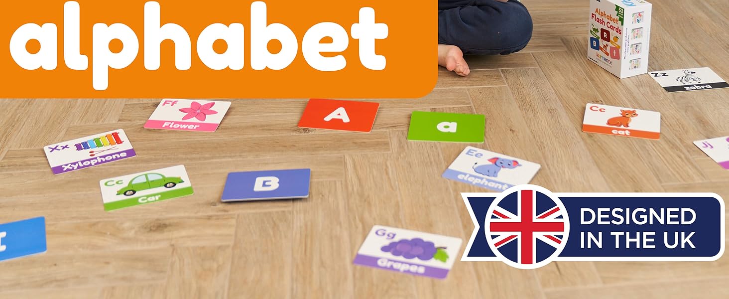 Alphabet ABC Flash Cards for Toddlers 2-4 Years - 52 Flashcards – ABC Cards - Uppercase and ...