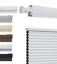 Amazon.com: Tonature No Tools No Drill Top Down Bottom Up Cellular Shades for Windows, 1" Light ...