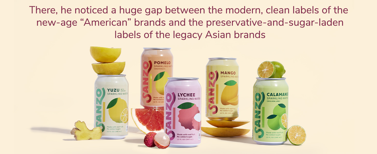 Amazon.com: Sanzo Flavored Sparkling Water Variety 12-Pack - Lychee (Berry), Yuzu (Lemon ...