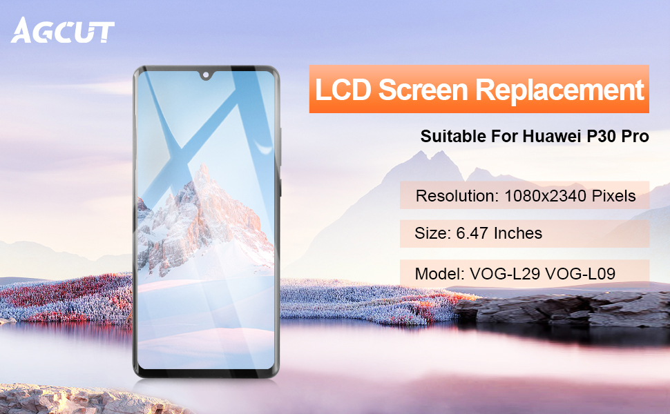 Amazon.com: OLED for Huawei P30 Pro Screen Replacement for Huawei P30 Pro LCD Display VOG-L29 ...