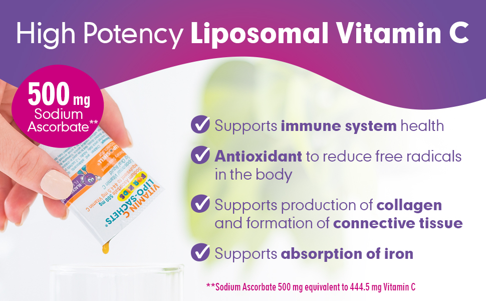Amazon.com: AFT Pharmaceuticals Lipo-Sachets Kids Liposomal Vitamin C Gel - Blackcurrant Flavor ...