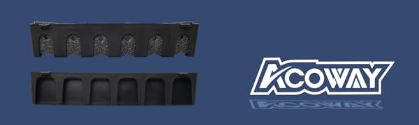 Amazon.com: ACOWAY Fishing Rod Holders for Garage - 6-Rods Capacity - Fishing Pole Rack - Secure ...